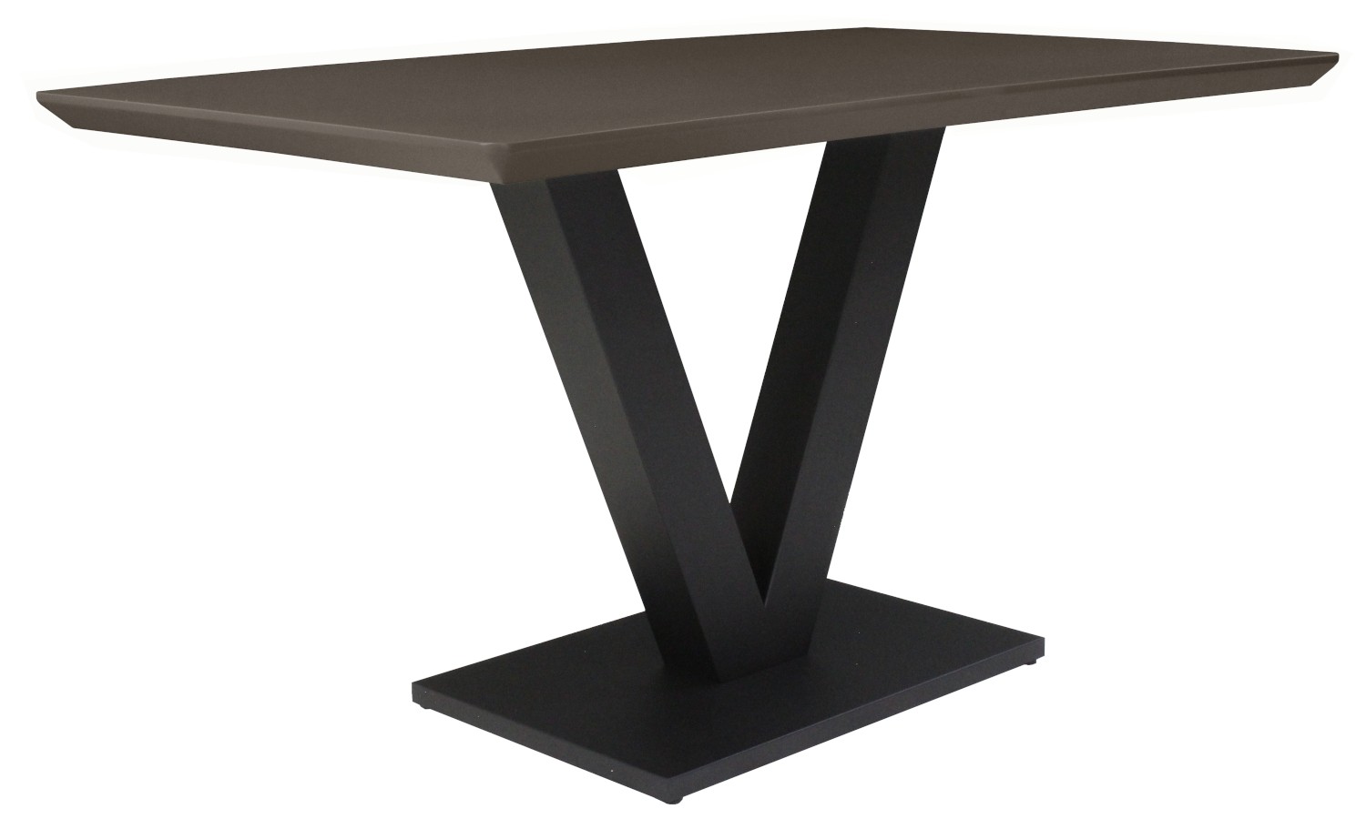 LARSON Dining Table - Grey Gloss | Living & Dining Furniture ...