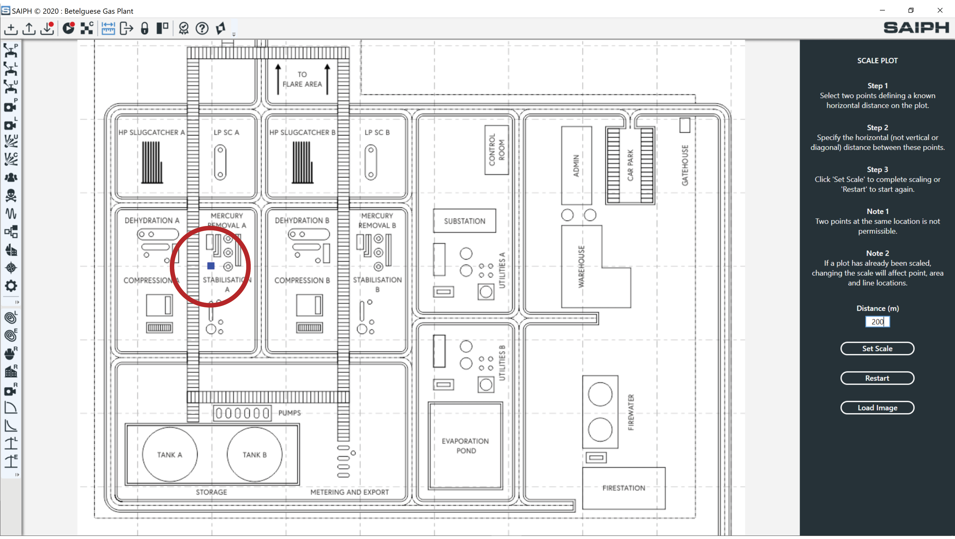 Orion Safety Consulting // Plot Plan Scaling
