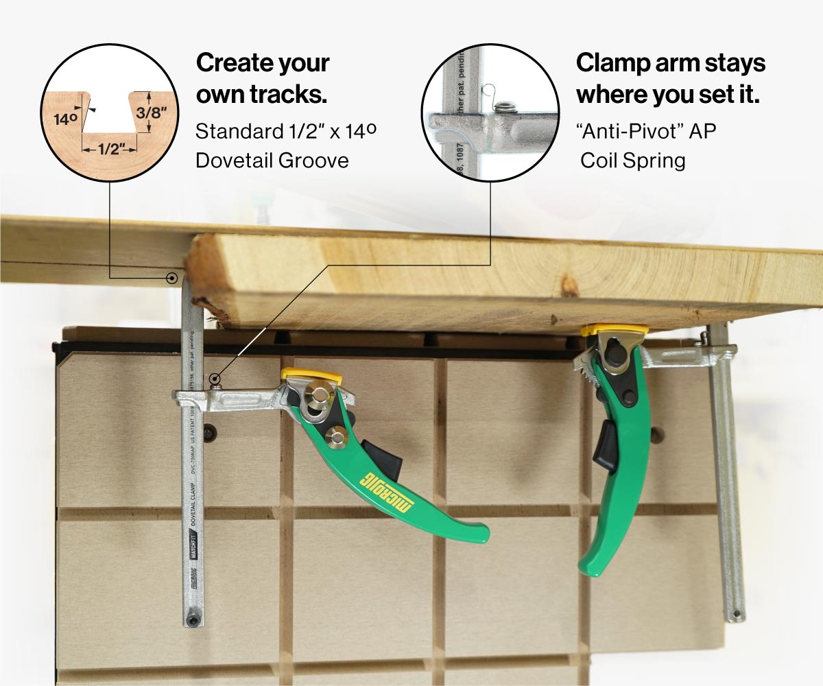 MATCHFIT Dovetail Ratchet Clamp AP | #1 Best-Seller in Jigs and Fixtures