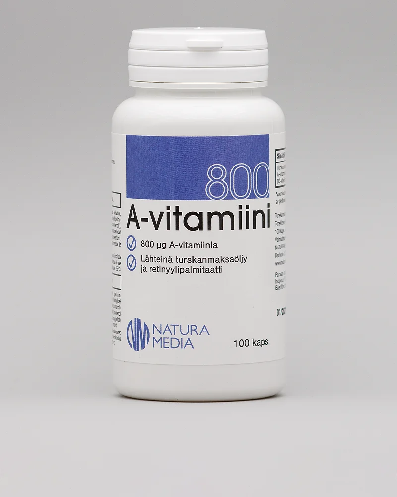 A-vitamiini 800 µg - Natura Media