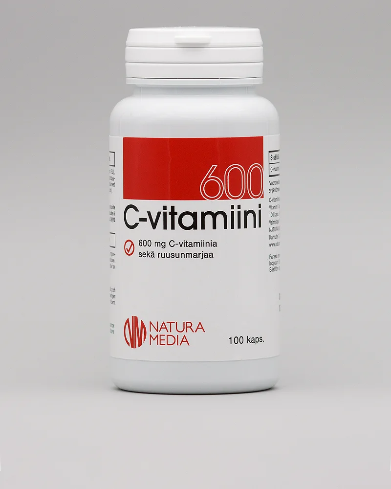 C-Vitamiini 600 mg - Natura Media