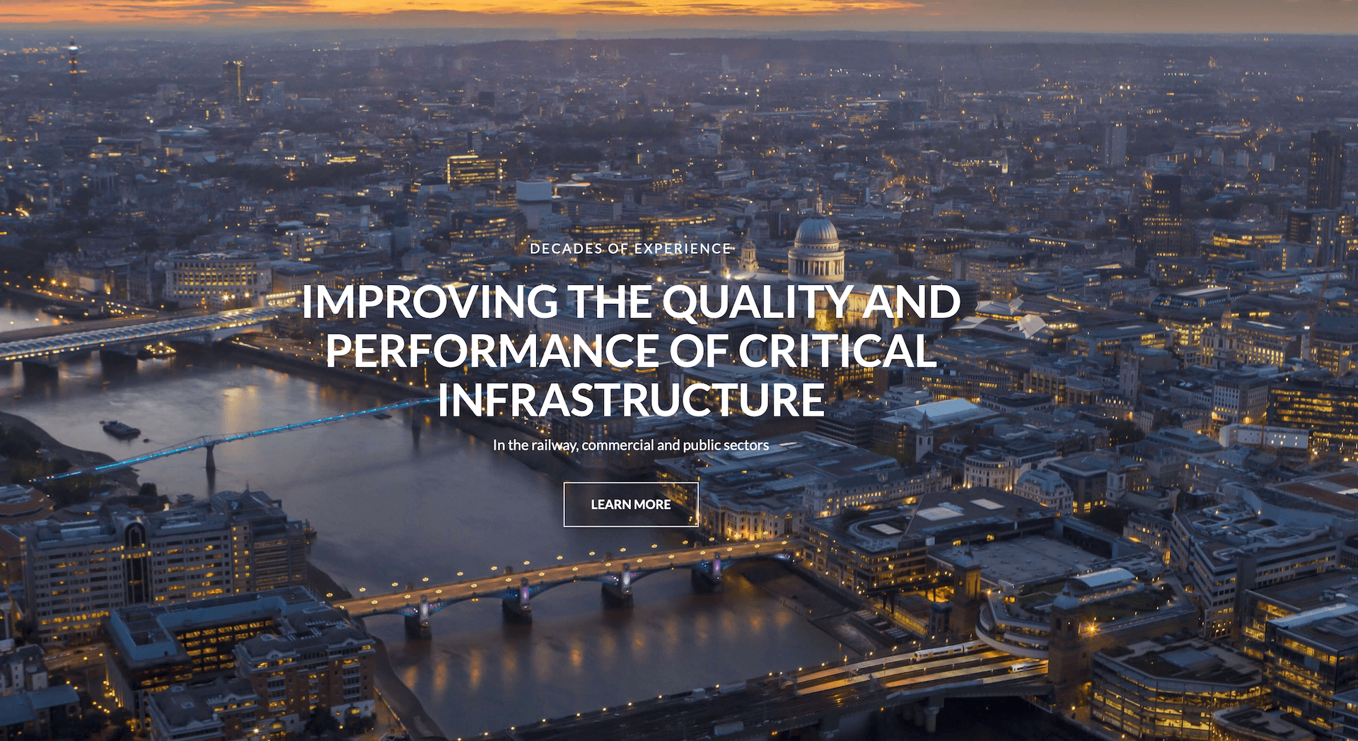Improving the Quality & Performance of Critical Infrastructure