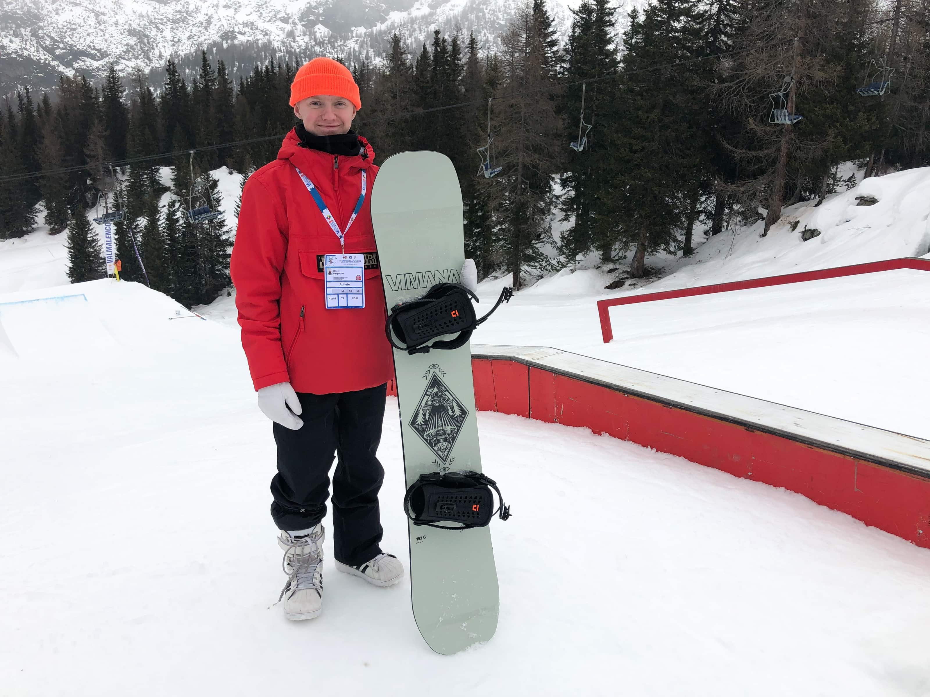 Oliver Bergmann i Deaflympics | Brettforbundet Snow