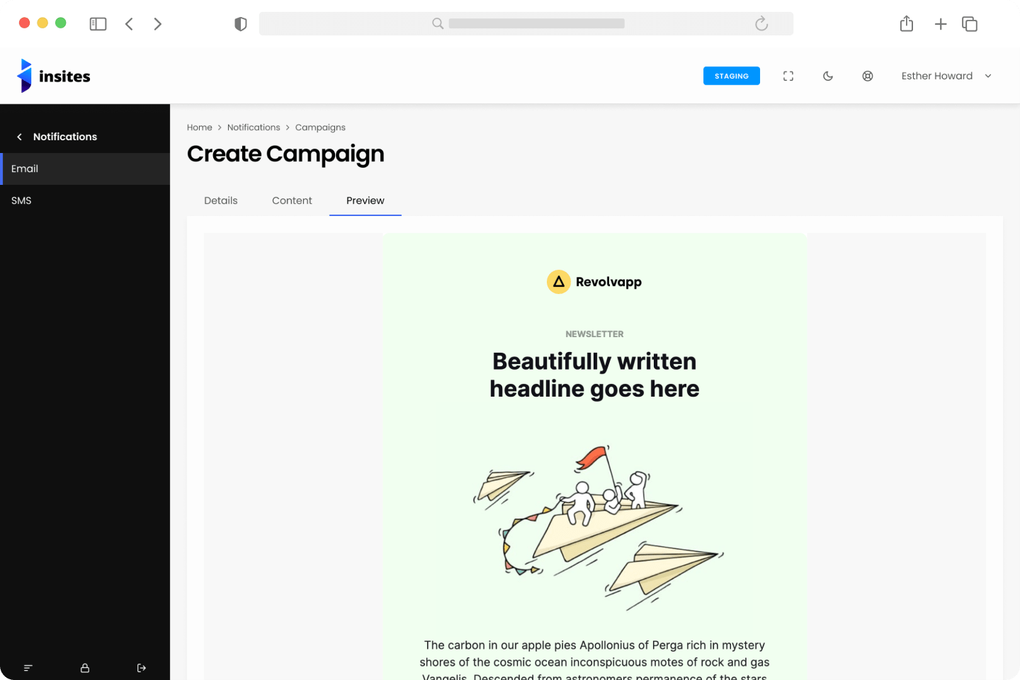 Notifications - Insites