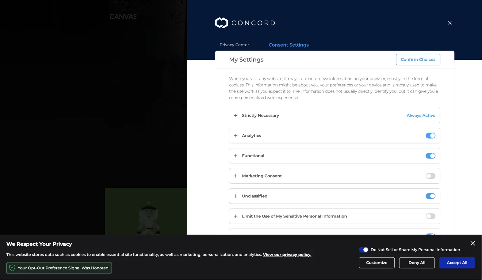 Modern Consent Management & Full Privacy Compliance | Concord