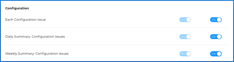 Notification Settings | Concord