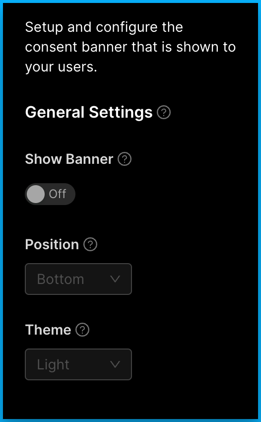 Configuring the Consent Banner | Concord
