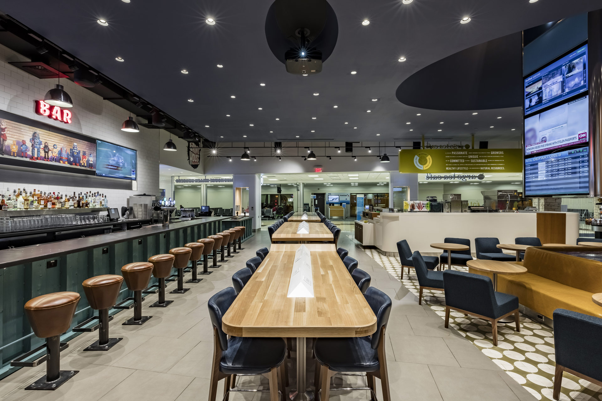 Foodcourt at ATL | Restaurants | Cass Calder Smith