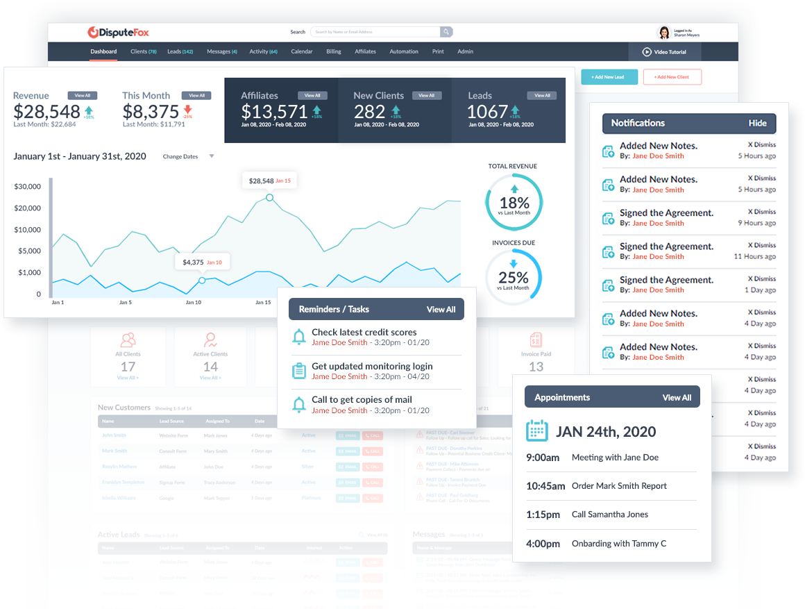 DisputeFox Credit Repair Software - Features