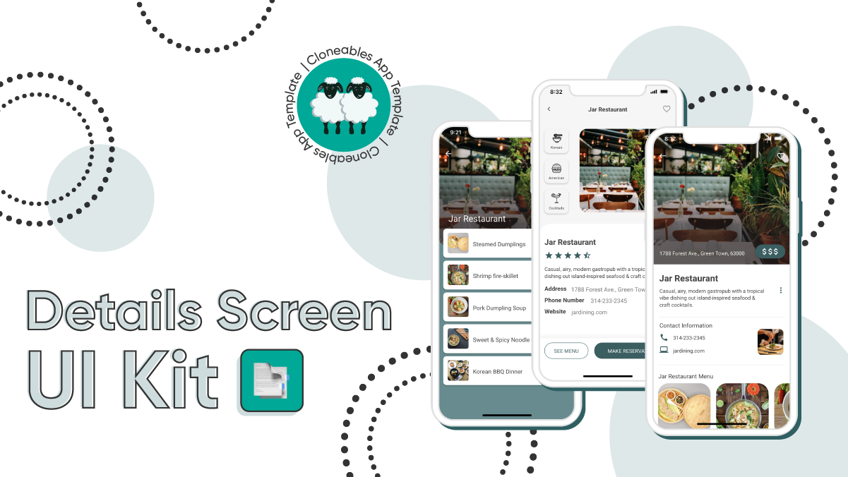 Clone Details Screen UI Kit to Jumpstart Your No Code App