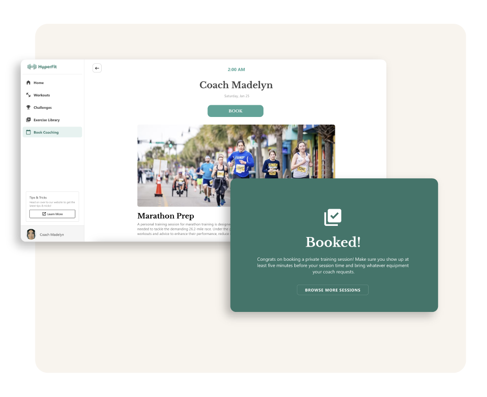 Appointment Booking Feature Template | Adalo - Build Custom Apps, No ...