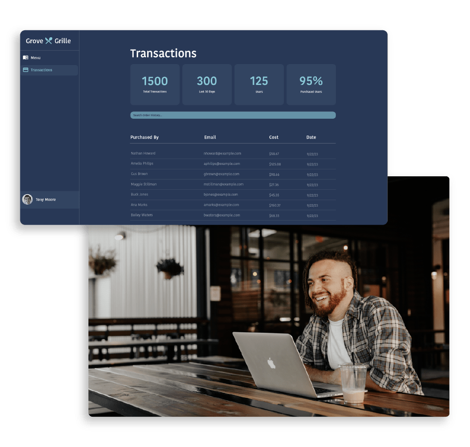 Classes Admin Dashboard Feature Template | Adalo - Build Custom Apps ...
