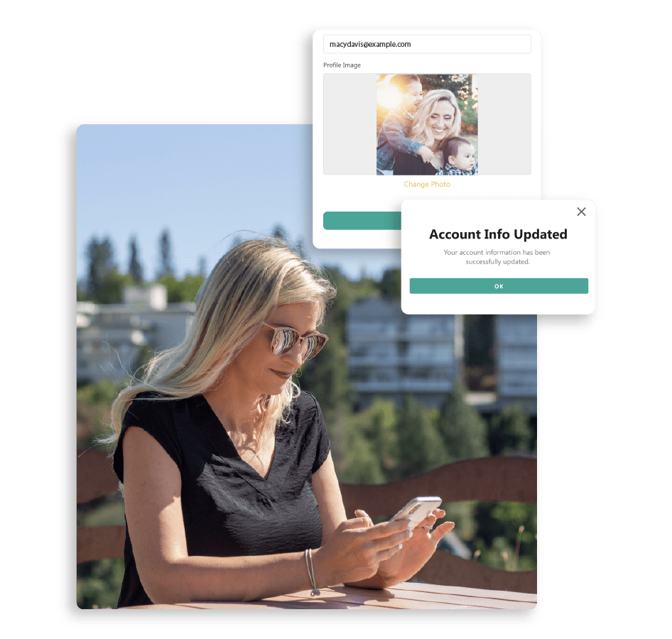Account Settings Feature Template | Adalo - Build Custom Apps, No Coding Required