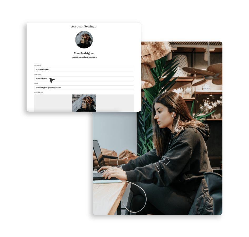 Account Settings Feature Template | Adalo - Build Custom Apps, No Coding Required