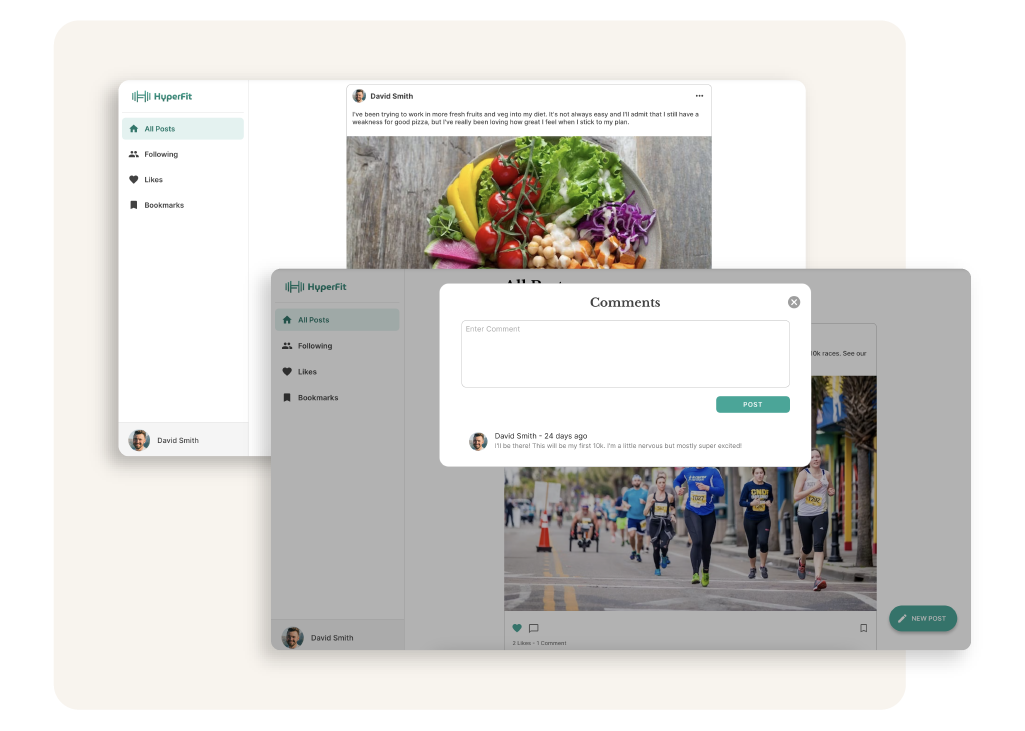 Social Media Feed Feature Template | Adalo - Build Custom Apps, No ...