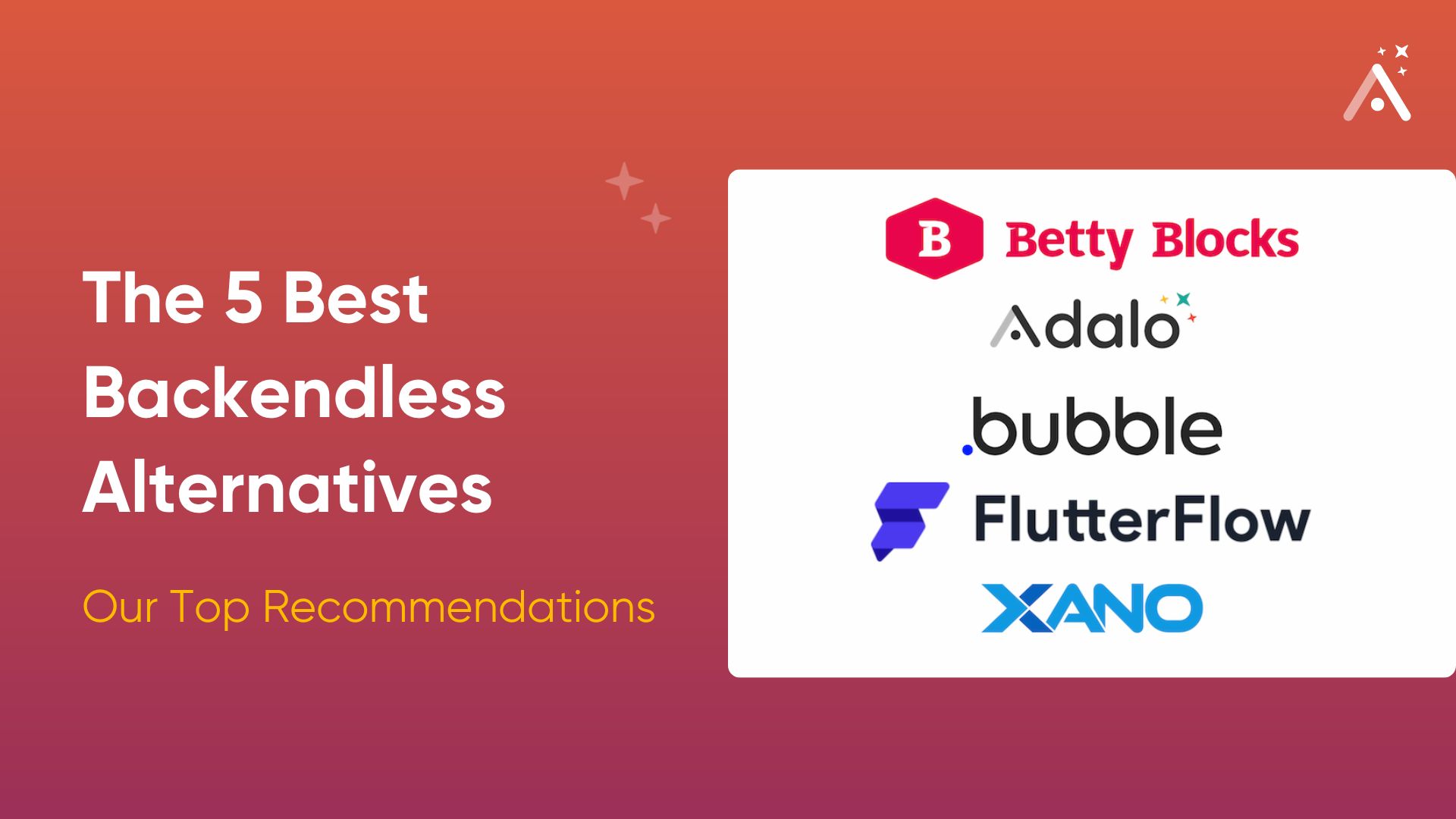 The 5 Best Backendless Alternatives in 2024 | Adalo Blog