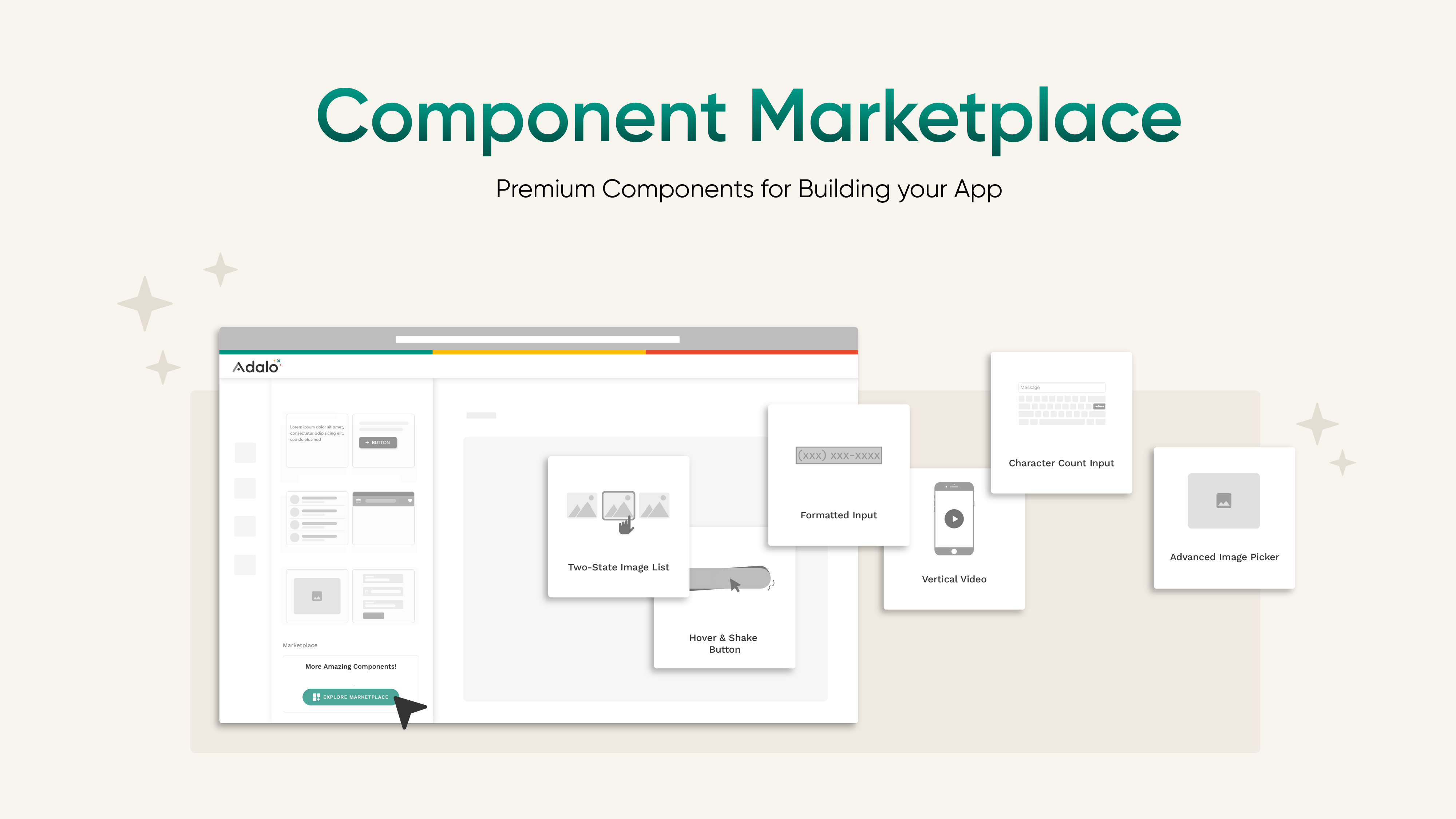 No-Code Meet Code in Adalo’s Component Marketplace