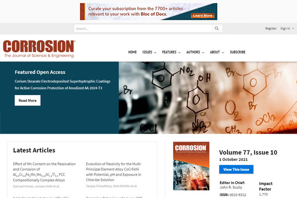 CORROSION Journal