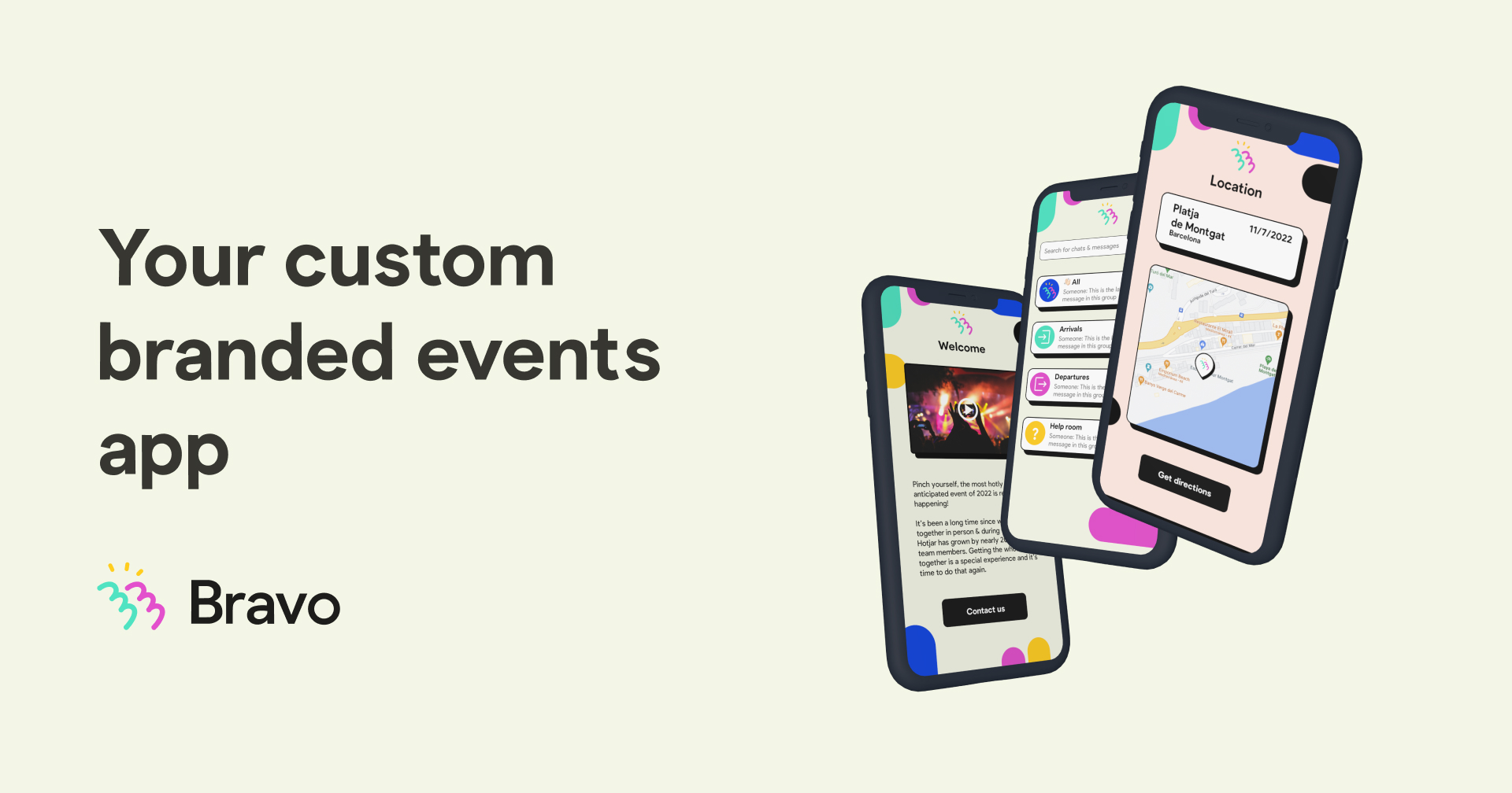 A custom-branded app for events