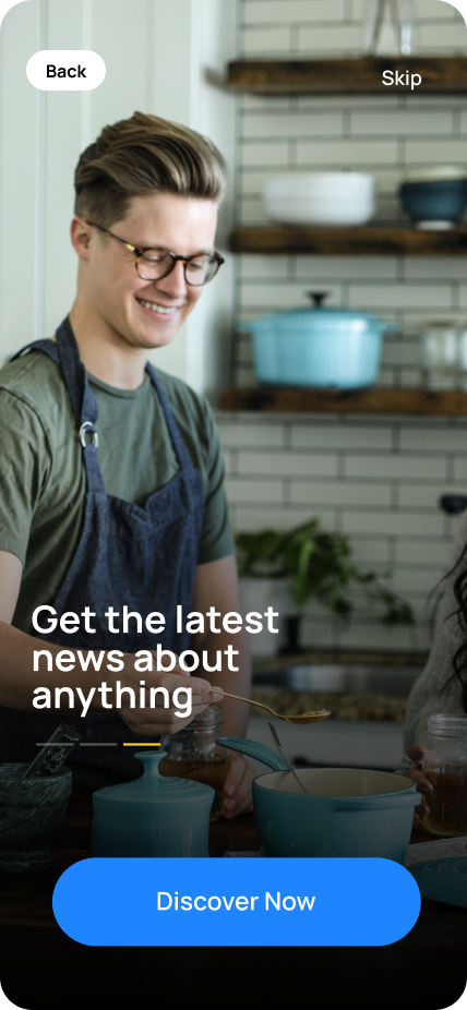 A custom recipe app | Bravo Studio