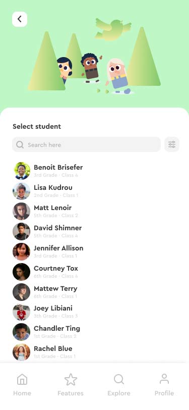 A custom School app | Bravo Studio