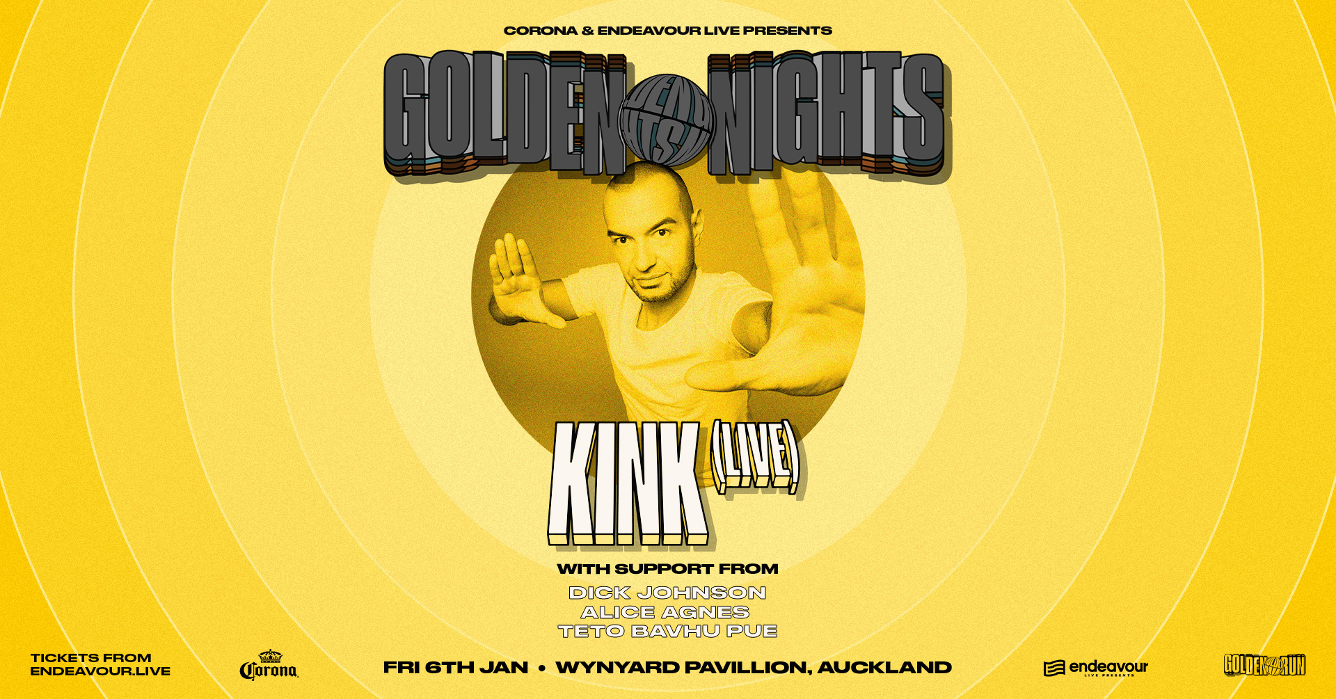 Golden Nights ft KiNK (Live)