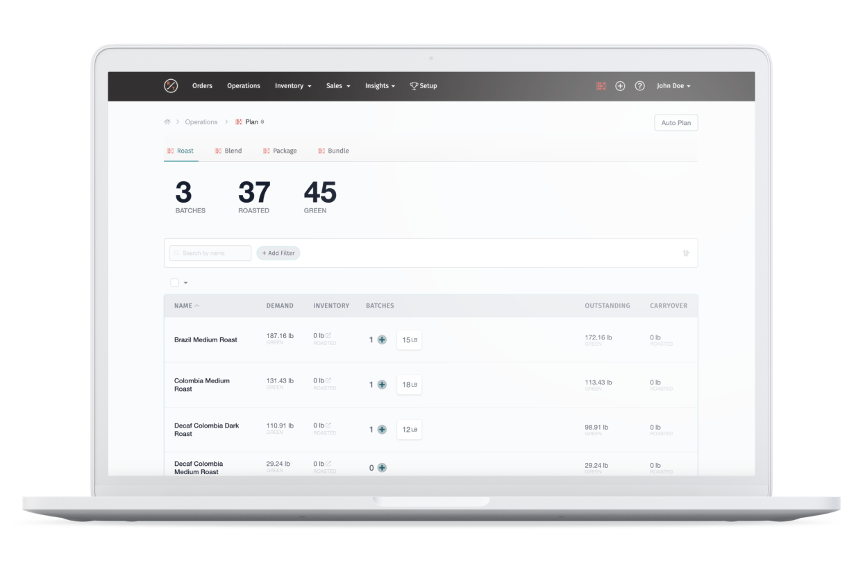 Coffee Roasting Software for Wholesale Roasters | RoasterTools
