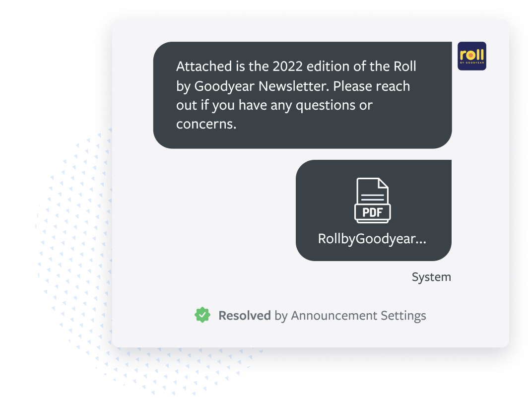Roll by Goodyear — Customer Case Study | Textline