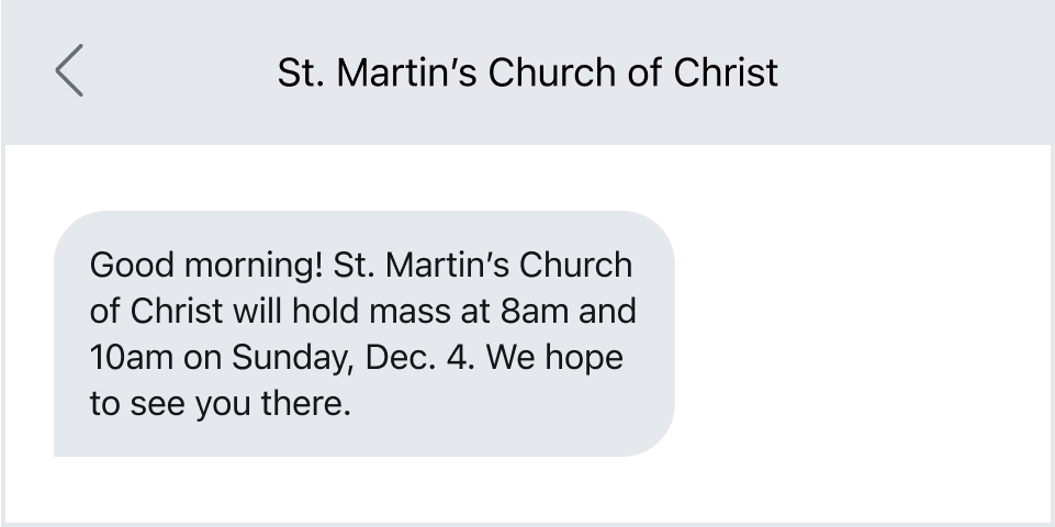 SMS for churches: how it works