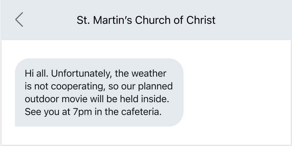 SMS for churches: how it works