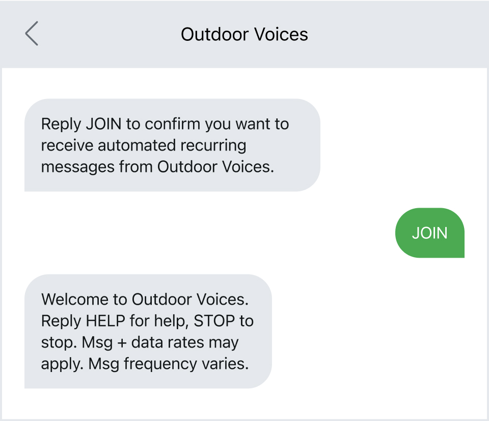 SMS opt-in examples for compliant campaigns