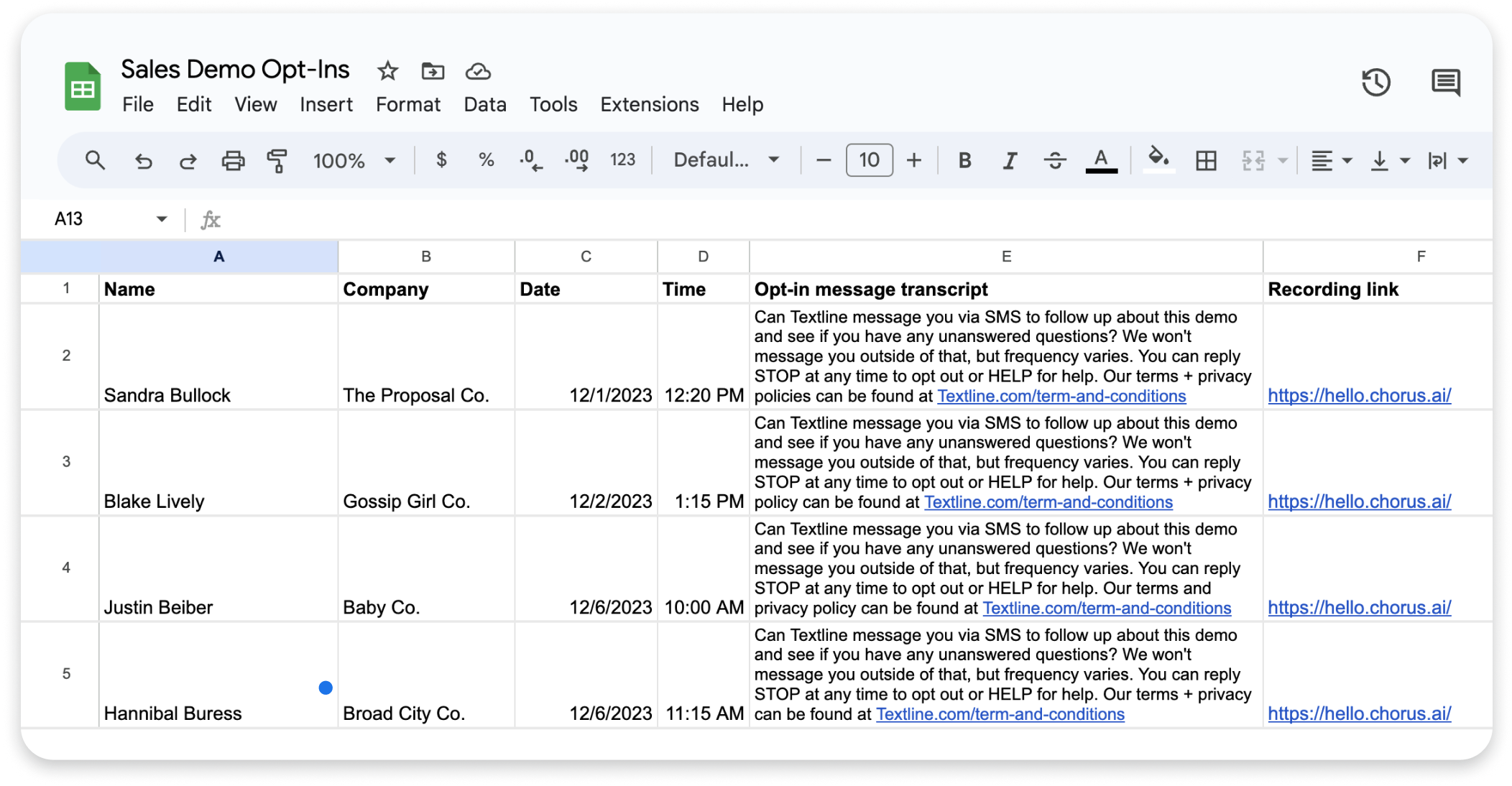 SMS opt-in examples for compliant campaigns