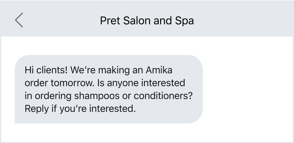 SMS marketing for salons: Ideas and examples