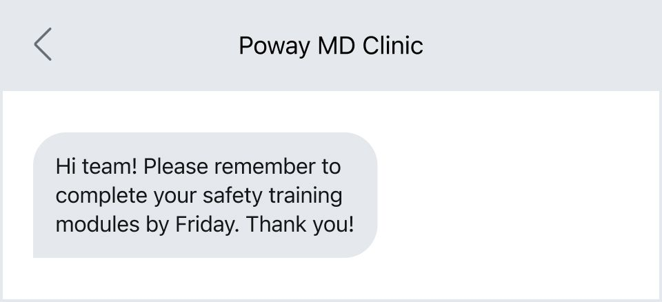 71 SMS templates for healthcare professionals