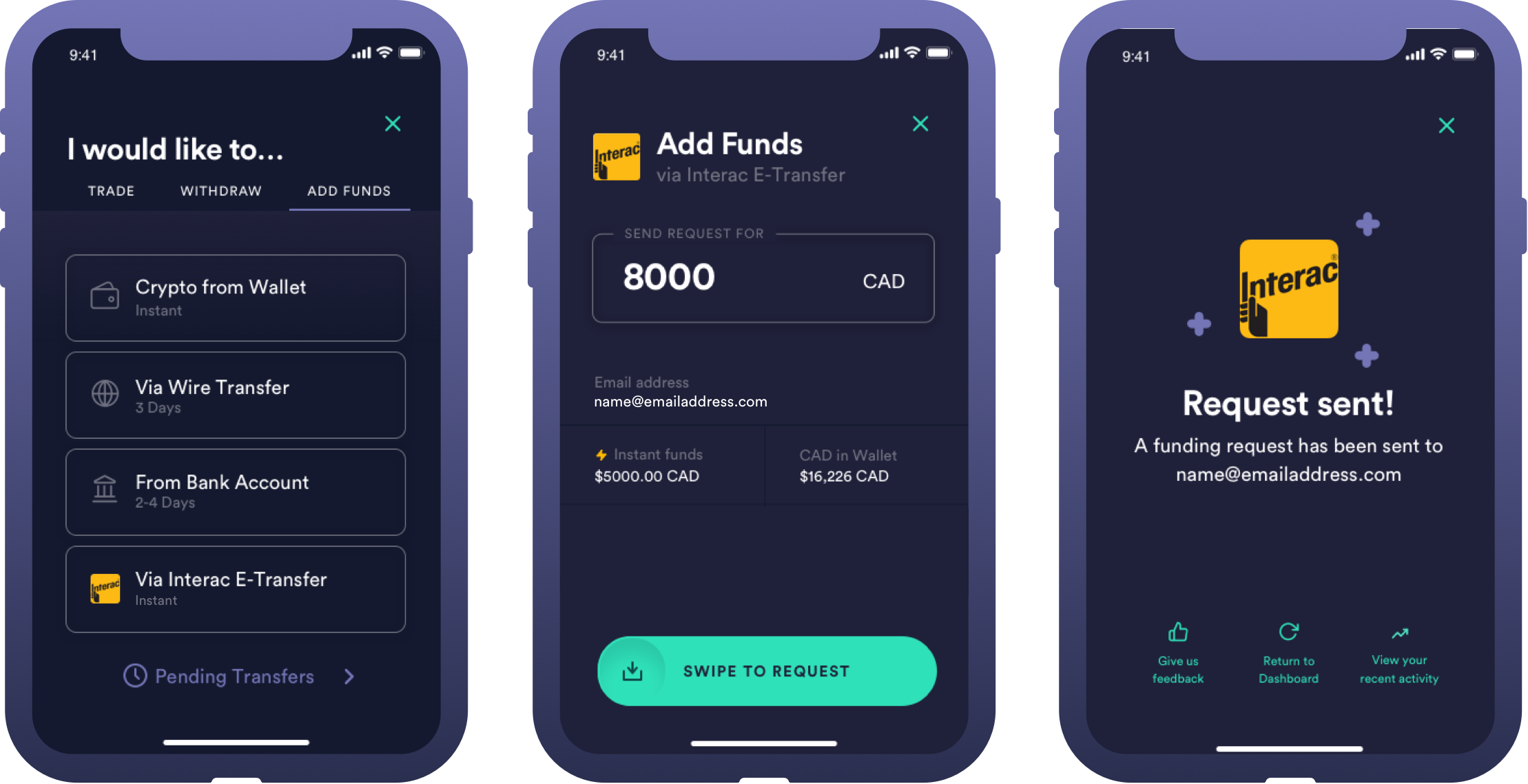 Fund and Withdraw for free with Interac® e-Transfers. | Newton Blog