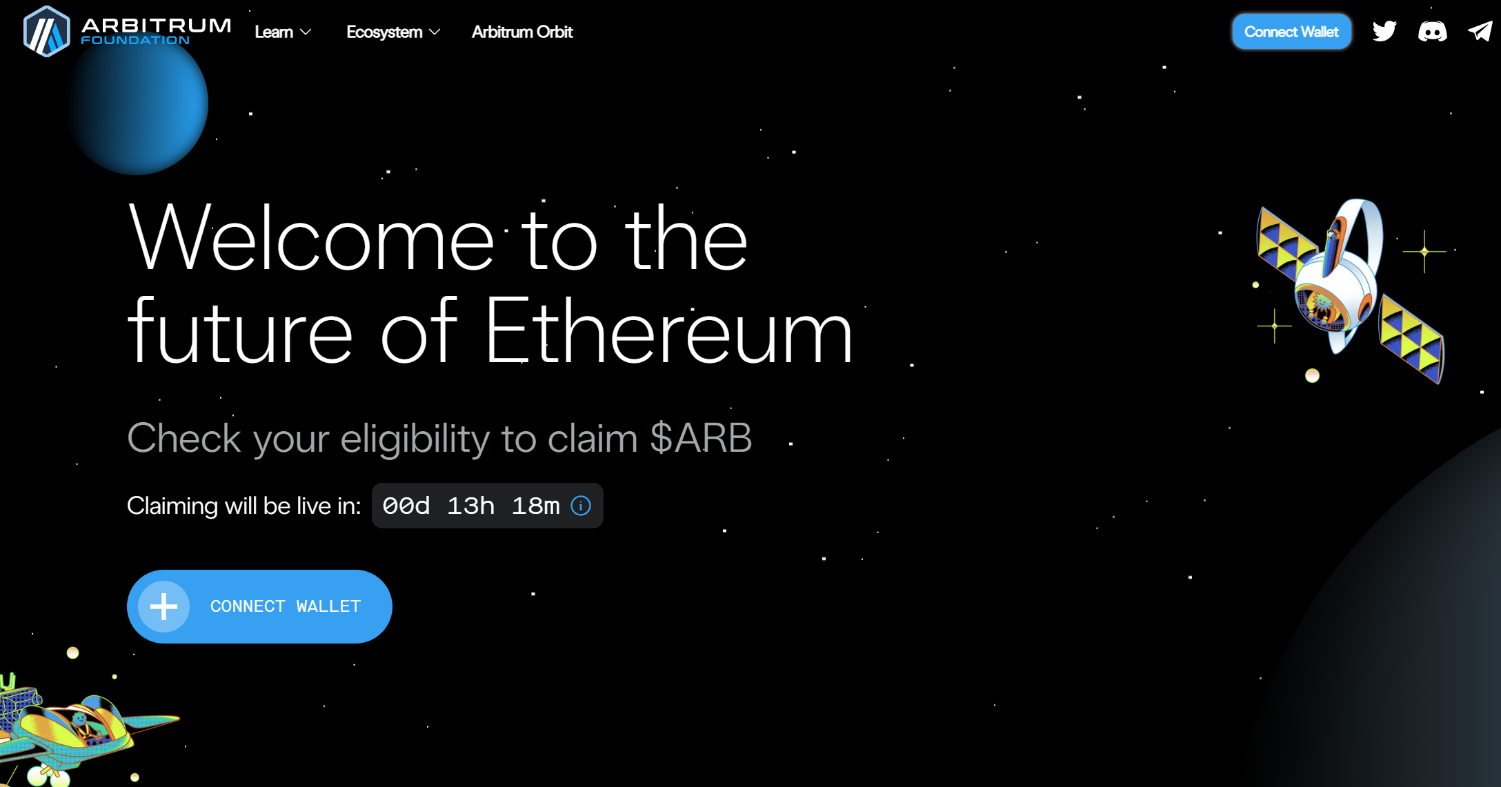 How to Claim the Arbitrum (ARB) Token Airdrop & Move Your Tokens to ...