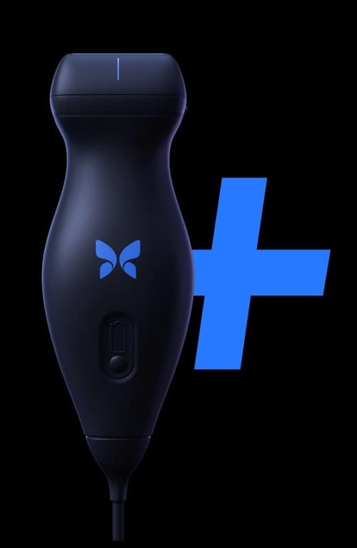 Handheld portable ultrasound machine | Butterfly iQ+