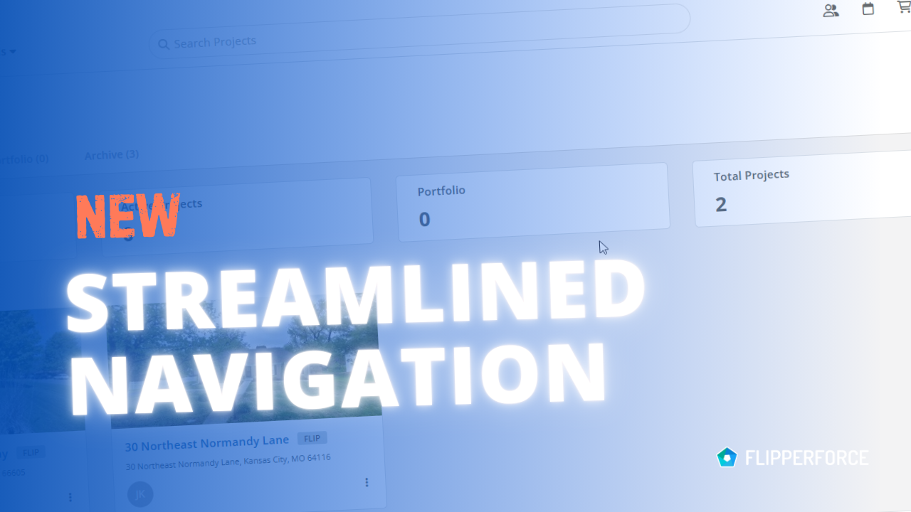 Streamlined Navigation: New Top Navigation and Project Search! | House ...