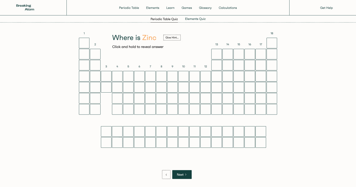 Periodic Table Quiz