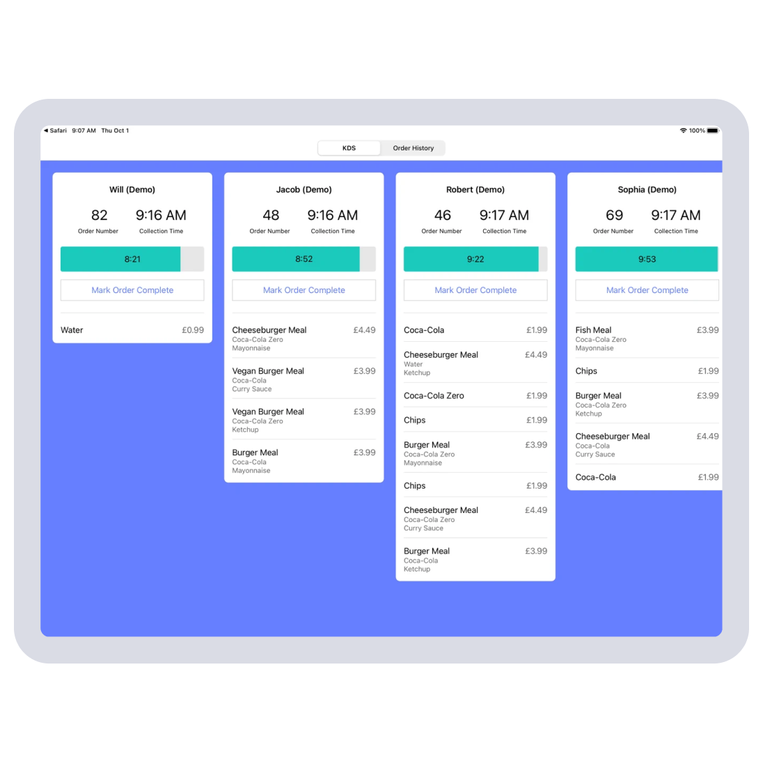 Mobile Food Ordering – Attractions.io