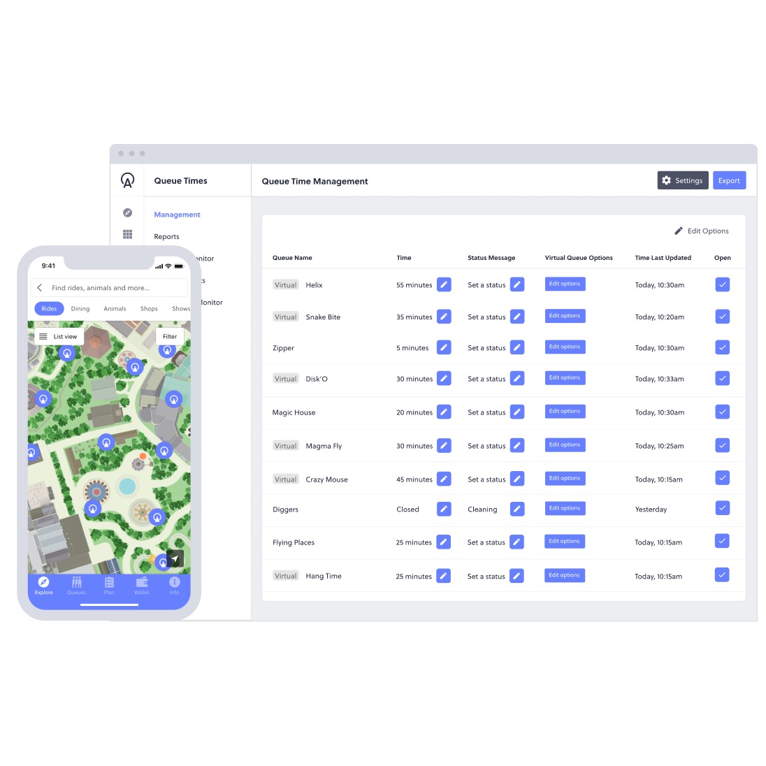 Virtual Queuing for Theme Parks – Attractions.io