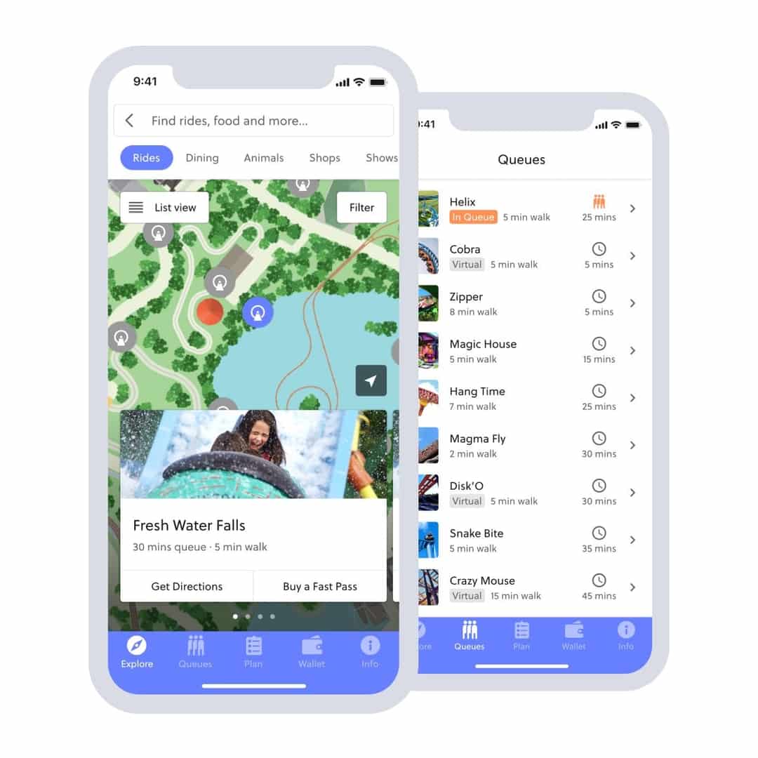 Mobile Apps for Theme Parks