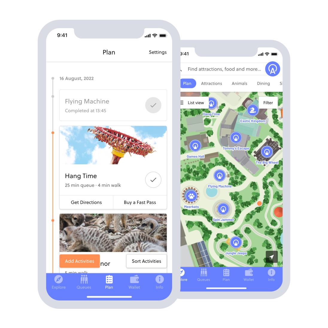 Itinerary Day Planner - Mobile apps for attractions
