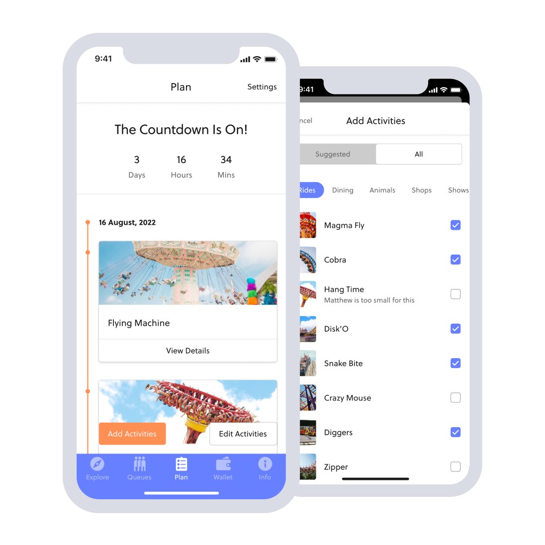 Itinerary Day Planner - Mobile apps for attractions