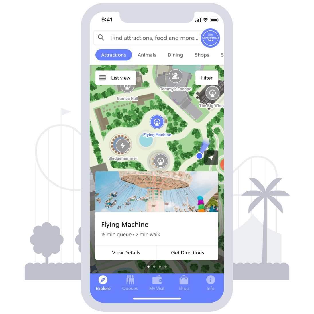 Mobile apps for theme parks, zoos, resorts — Attractions.io