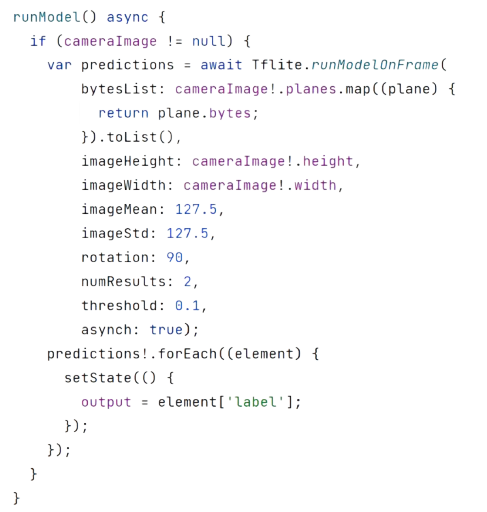 Machine Learning in Flutter using TensorFlow