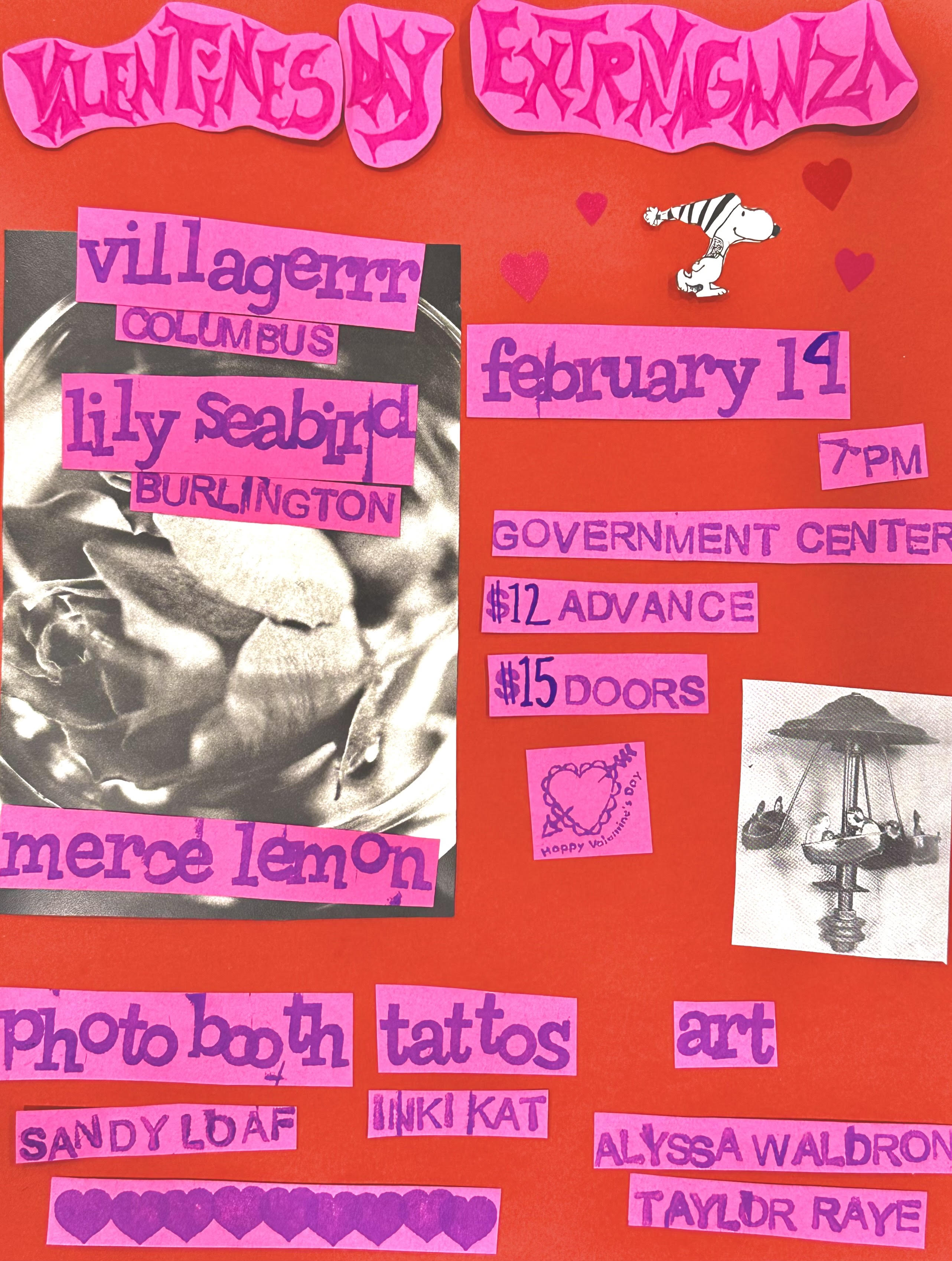 Merce Lemon / Villagerrr / Lily Seabird | The Government Center in ...