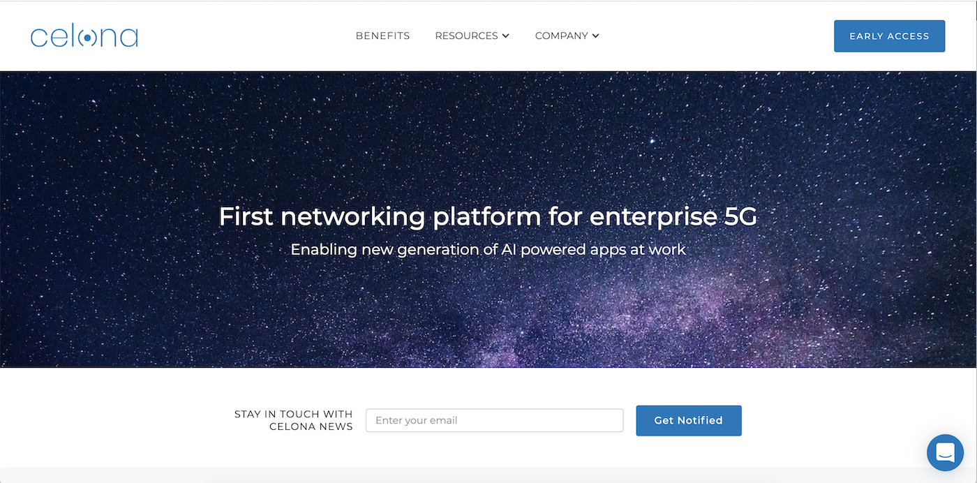 Celona, Enterprise 5G Company