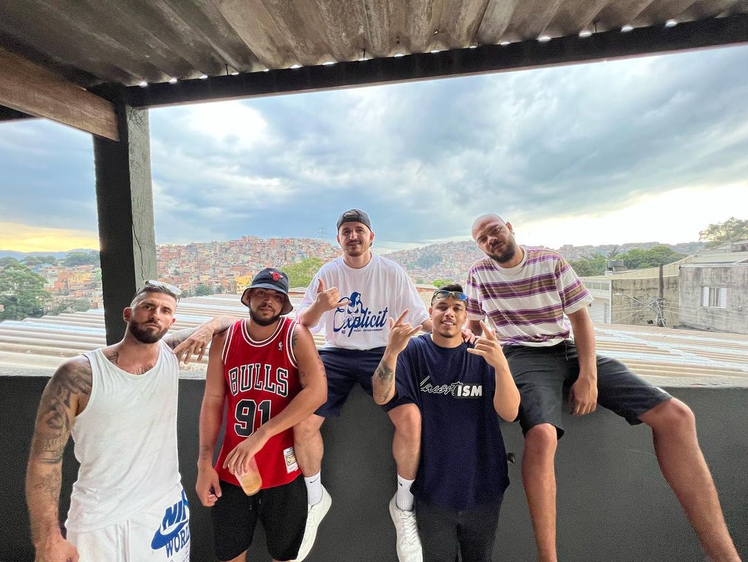 So kamen L Loko und Drini zum Feature mit einem brasilianischem Rap ...