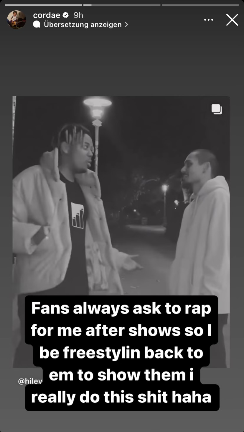 Zürcher Newcomer freestylet mit US-Rapper Cordae | LYRICS Magazin